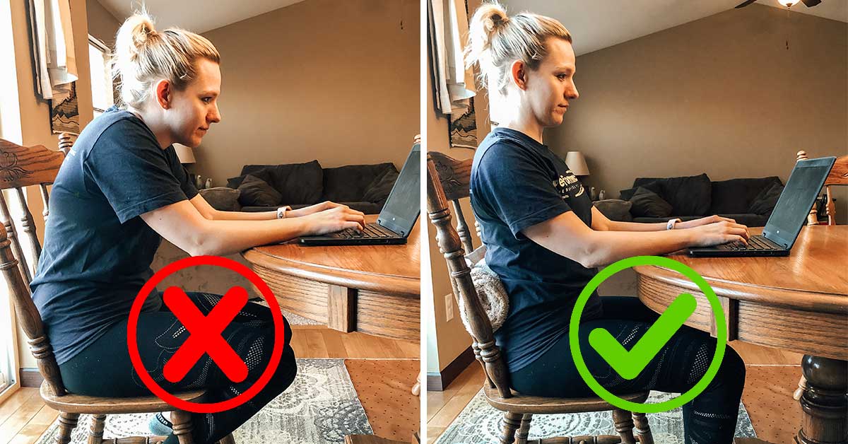 How to Improve Posture While Working From Home: Simple Tips for a ...